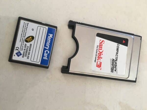 Memory Card on a Fanuc Control PCMCIA - CNC Training Centre